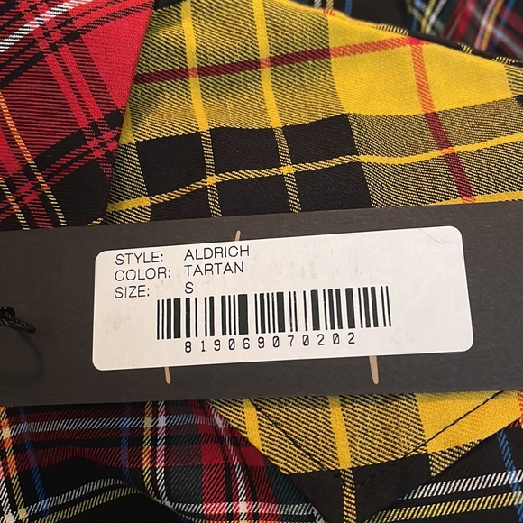 Petersyn | Tops | Petersyn Aldrich Tartan Plaid Western Pearl Snap Puff ...